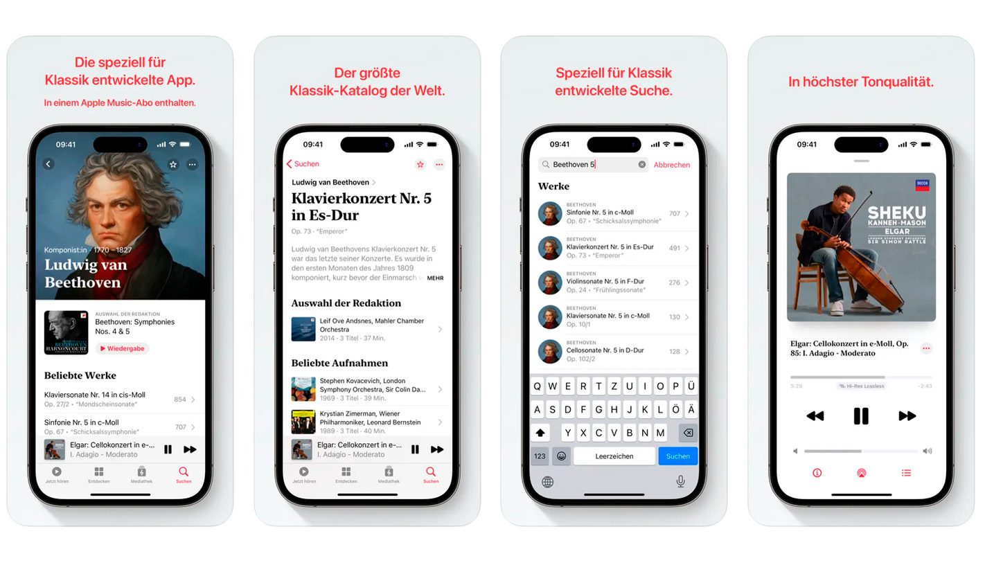 «Classical»: Apples App für klassische Musik startet Ende März