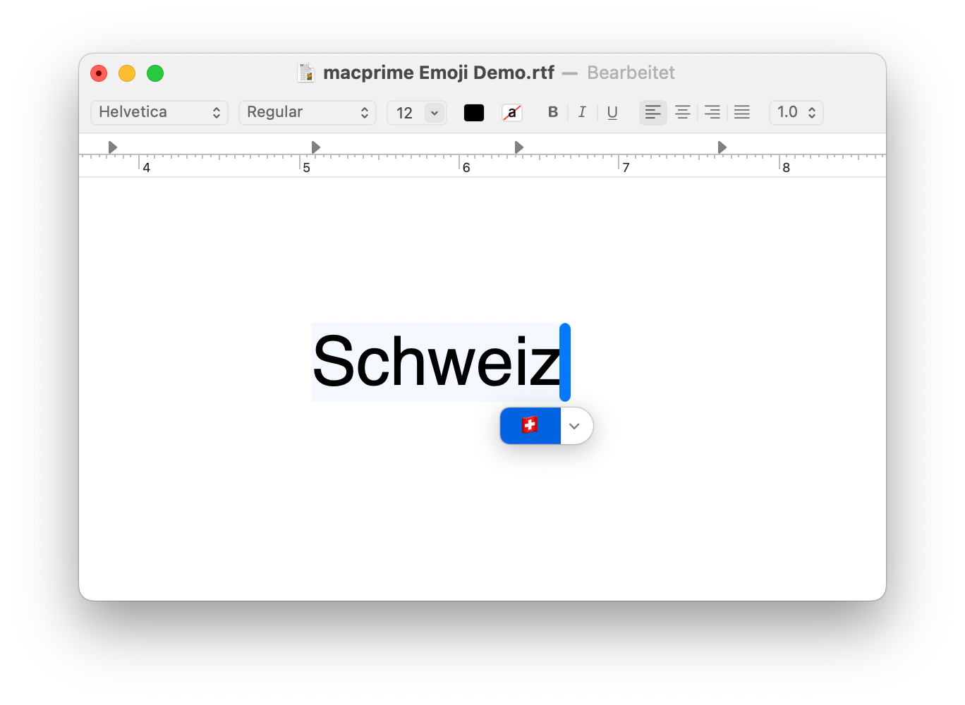Unter macOS Sonoma Wörter schnell in Emoji umwandeln